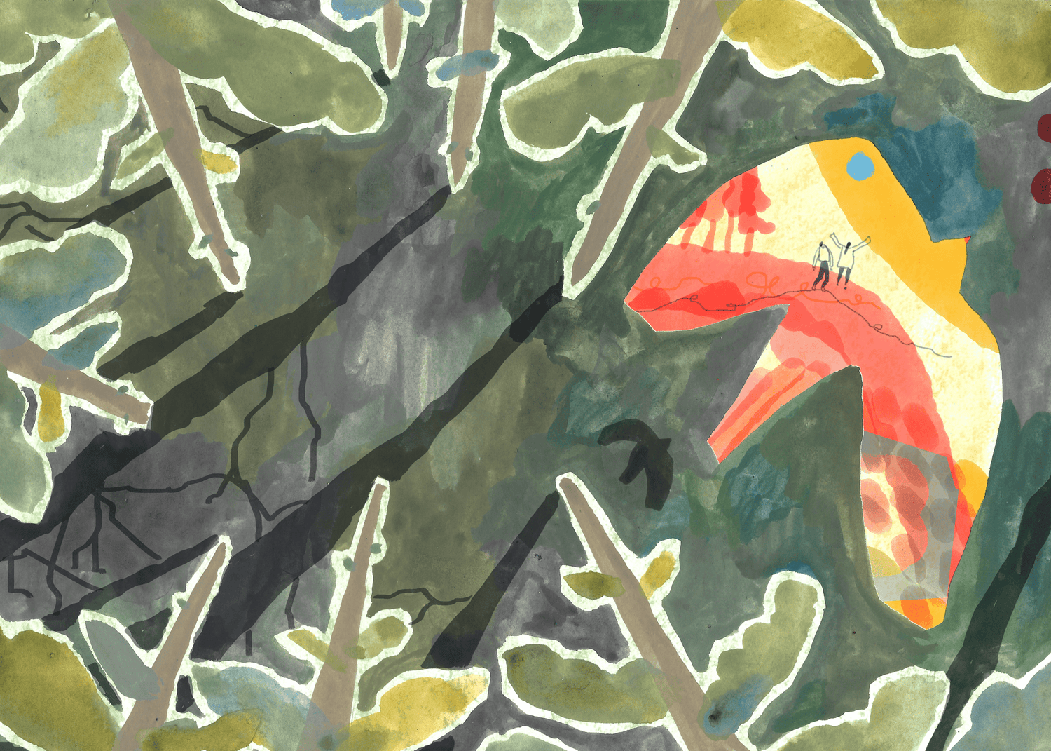 a wing and a prayer – Paint & Poems